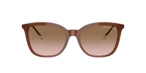 Armani Exchange Cat Eye Sunglasses - Pink Gradient Grey