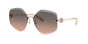 Tory Burch Sunglasses - Light Brown Gradient Grey