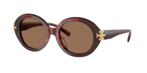 Tory Burch Round Frame Sunglasses - Brown