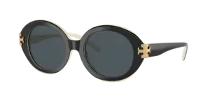 Tory Burch Round Frame Sunglasses - Grey