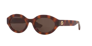 Gucci Tortoise Frame Sunglasses - Brown