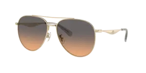 COACH Coach HC7169 Sunglasses Smokey Peach Gradient