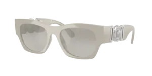Versace Versace Sunglasses Grey Mirror Gradient Silver