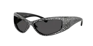 SWAROVSKI Embellished Sunglasses - Dark Grey