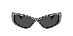 SWAROVSKI Embellished Sunglasses - Dark Grey
