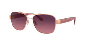 COACH Aviator Sunglasses - Burgundy Gradient Polar