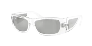 Versace Sunglasses - Clear Mirror Silver