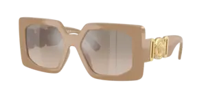 Versace Sunglasses Brown Grad Grey Mirror Silver