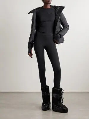 Falke Wool-blend Top - Black