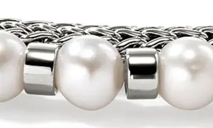 John Hardy Jh Essential Pearl Wrap Bracelet - Silver