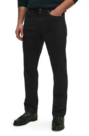 Brooks Brothers The Richmond Five-pocket Straight-leg Pants - Black