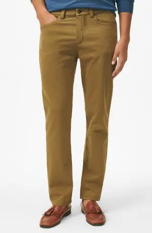 Brooks Brothers The Richmond Five-pocket Straight-leg Pants - Green
