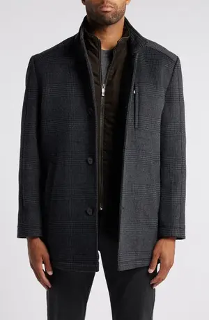 Johnston & Murphy Button Detailed Coats For Men