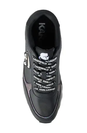 Karl Lagerfeld Paris Platform Sneaker - Black Multi