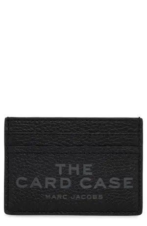 Marc Jacobs The Leather Card Case - Black