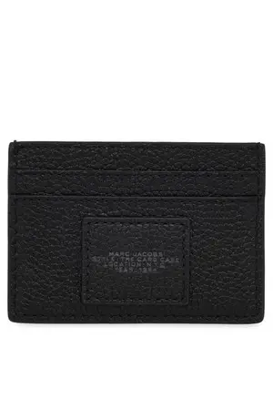 Marc Jacobs The Leather Card Case - Black