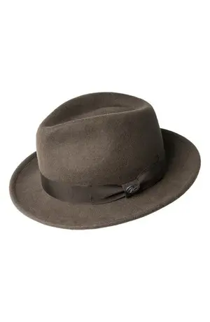 BAILEY Maglor Wool Felt Fedora - Chocolate