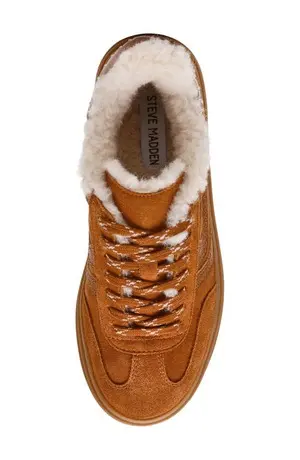 Steve Madden Dodge Platform Sneakers - Chestnut Suede