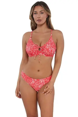 SUNSETS Kauai Keyhole Bikini Swimsuit Top Majorca
