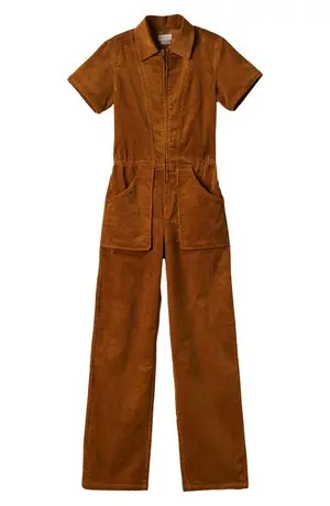 Brixton Stretch Corduroy Utility Jumpsuit