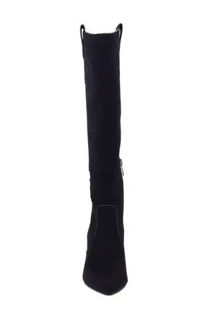 J. Reneé Siera Knee High Western Boot - Black