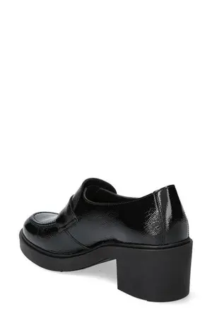 Mephisto Pamelia Patent Leather Loafer Pump - Black Patent