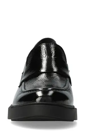Mephisto Pamelia Patent Leather Loafer Pump - Black Patent