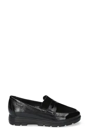 Mephisto Carima Penny Loafer - Black Patent