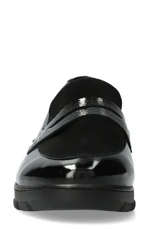 Mephisto Carima Penny Loafer - Black Patent