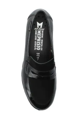Mephisto Carima Penny Loafer - Black Patent