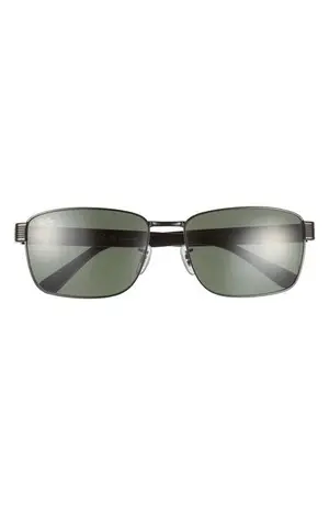 Ray-ban 62mm Square Sunglasses - Black
