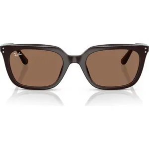 Ray-ban 54mm Square Sunglasses - Opal Brown
