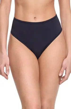 Hanky Panky Yourfit™ High Waist Thong - Black