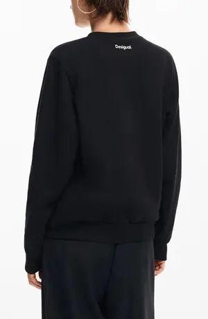 Desigual Mickey Mouse Embellished Sweatshirt