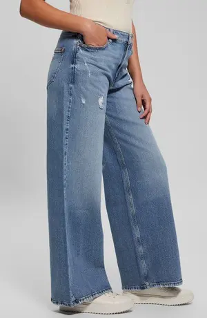 Guess Bellflower Wide-leg Jeans