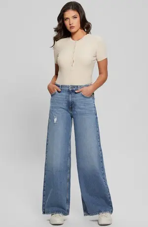 Guess Bellflower Wide-leg Jeans