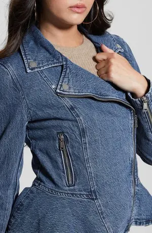 Guess Denim Moto Jacket