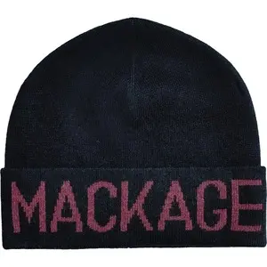 Mackage Mackage Kiko Merino Wool Blend Beanie Black-garnet