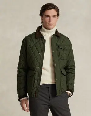 Polo Ralph Lauren Water-repellent Quilted Jacket - Green