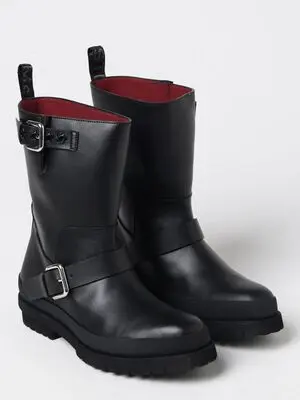 Stella McCartney Leather Buckled Boots - Black