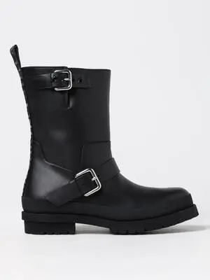 Stella McCartney Leather Buckled Boots - Black