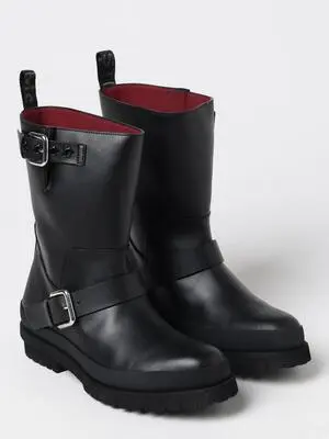 Stella McCartney Leather Buckled Boots - Black
