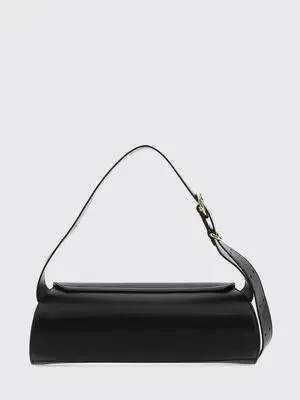 JIL SANDER Leather Shoulder Bag - Black