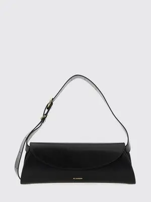JIL SANDER Cannolo Leather Bag - Black