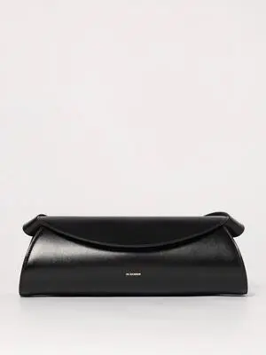 JIL SANDER Cannolo Leather Bag - Black