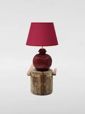 BARTES Table Lamps Lifestyle - Burgundy