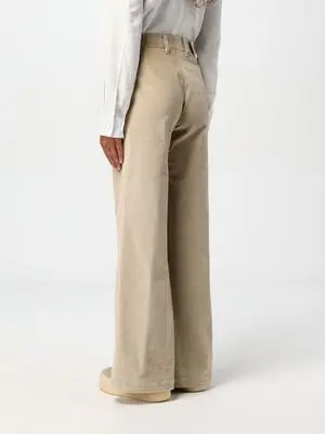Jacob Cohen Wide Leg Corduroy Trousers - Beige