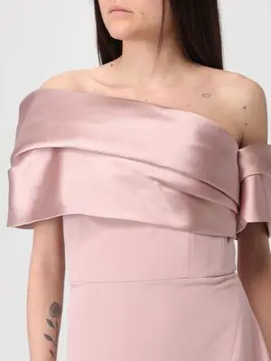 Solace London Off-the-shoulder Maxi Dress With Slit