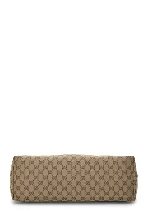 Gucci Original Gg Canvas Web Zip Tote