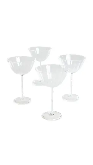 SOPHIE LOU JACOBSEN Cosmo Coupe Glass Set